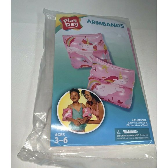 Play Day | Toys | Inflatable Swimming Arm Bands Floaties Kids Pool ...